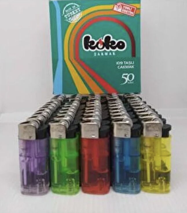 Koko Çakmak Çarklı X 50 Adet - Topi Toptan Satış