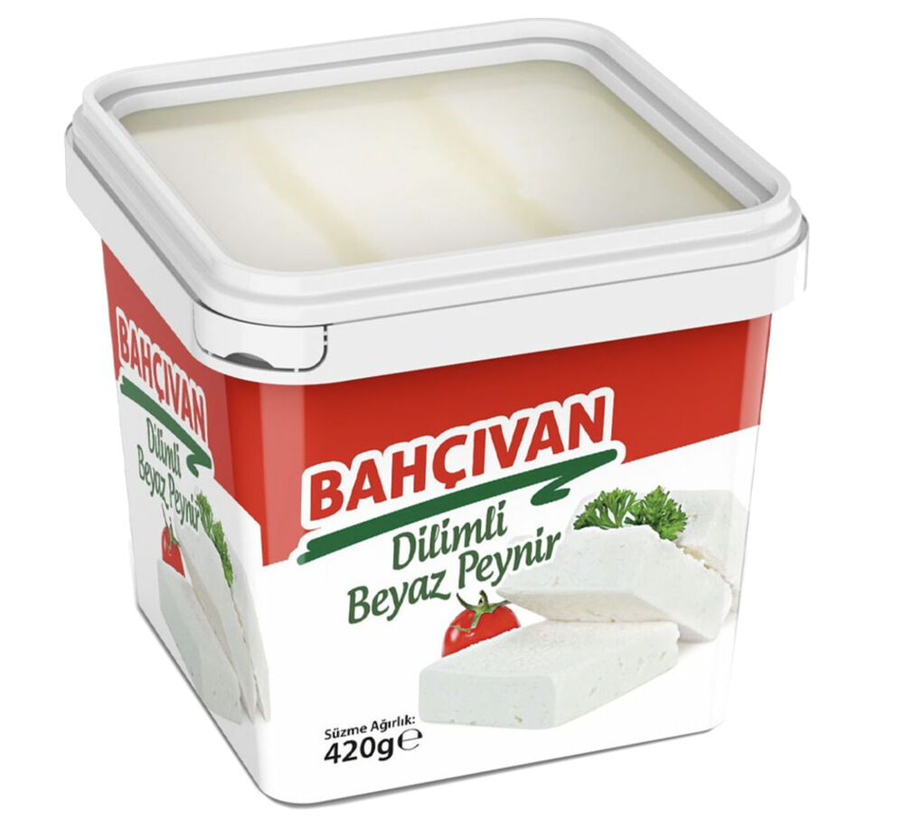 Bahçıvan Beyaz Peynir Dilimli 420 Gr X 5 Adet - Topi Toptan Satış