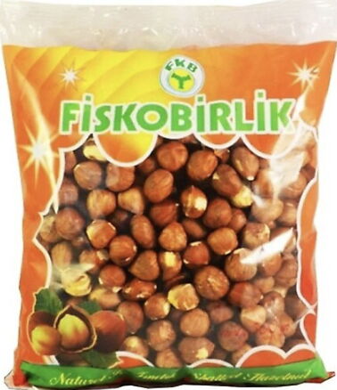 Fiskobirlik Paketli Natürel İç Fındık 500 gr X 8 Adet - Topi Toptan Satış